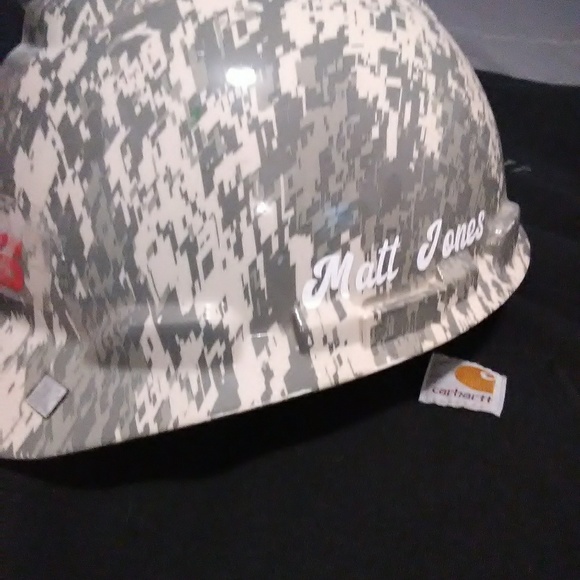 Accessories | Custom Name Decal Construction Hard Hat Sticker | Poshmark